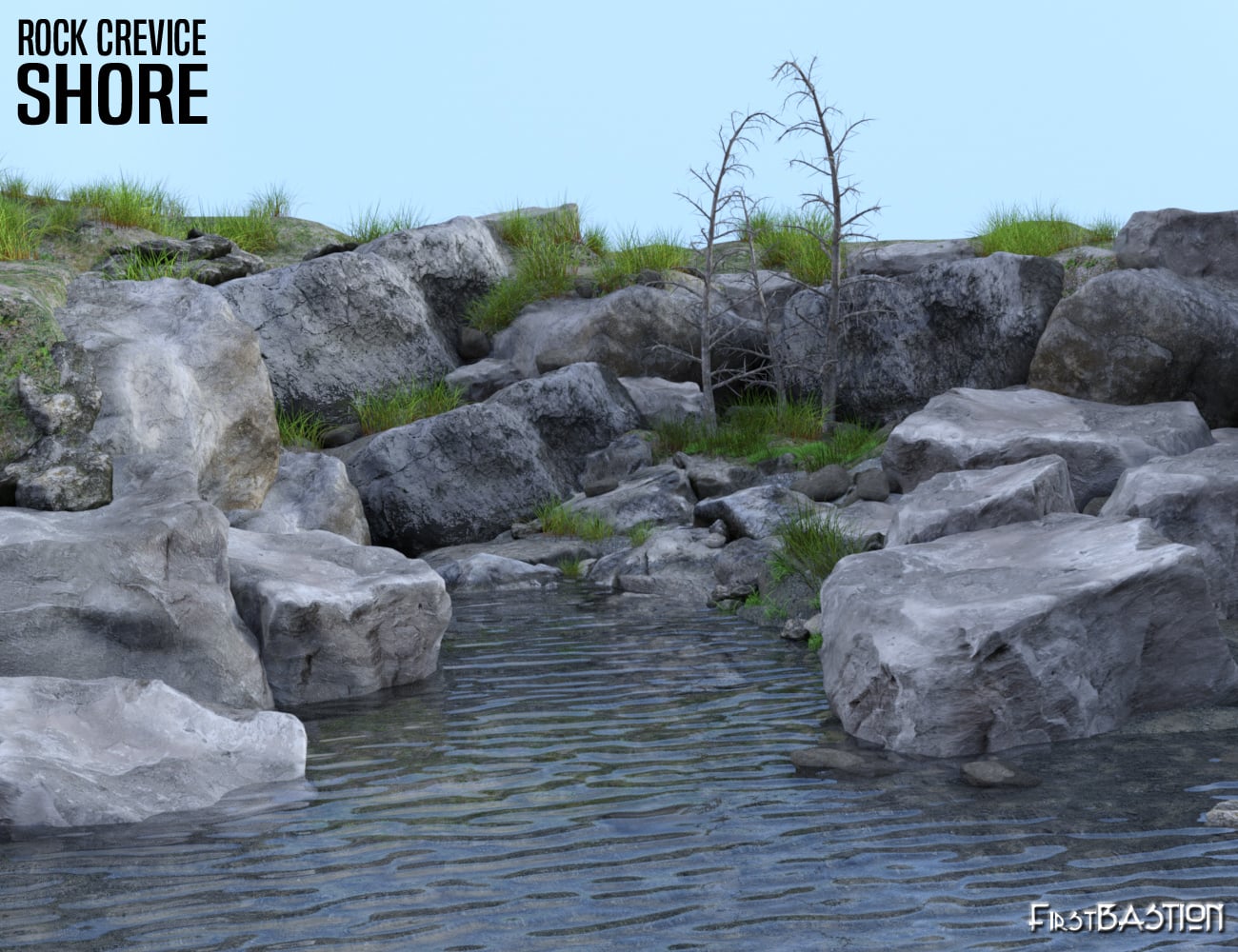 1stB Rock Crevice Shore | Daz 3D