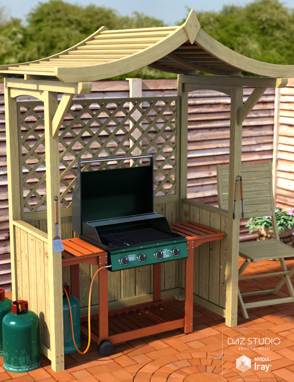 Barbeque Props | Daz 3D