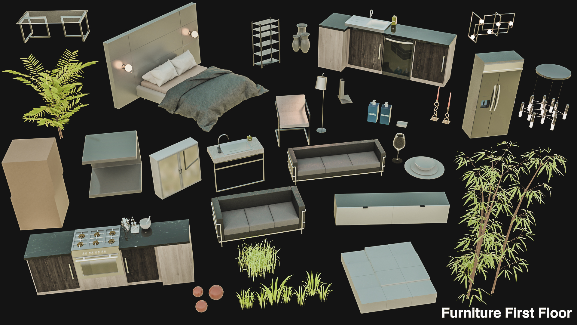 Modern Vacation House | Daz 3D