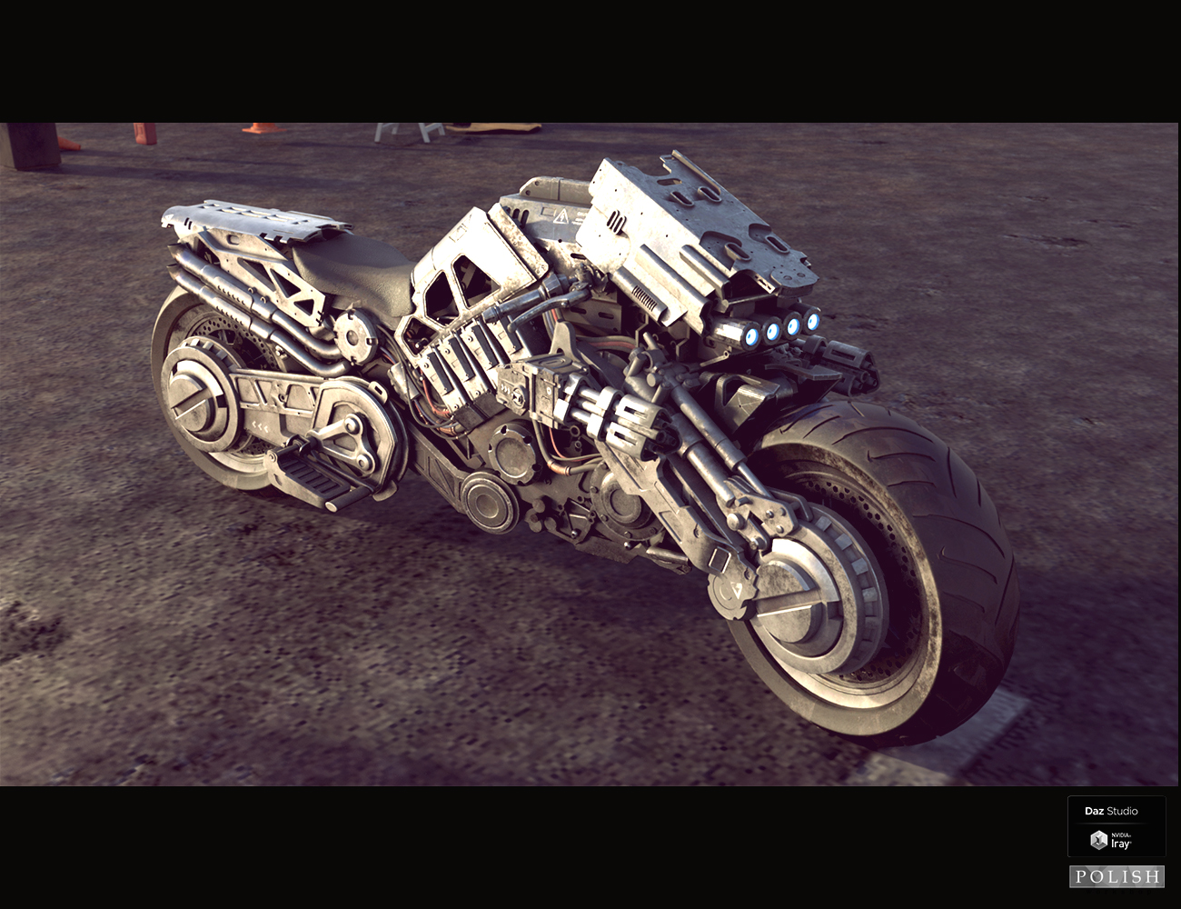 Cyborg Motorbike | Daz 3D