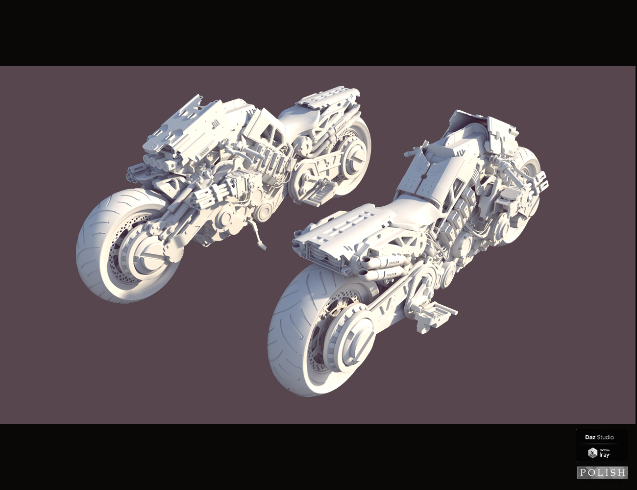 Cyborg Motorbike | Daz 3D