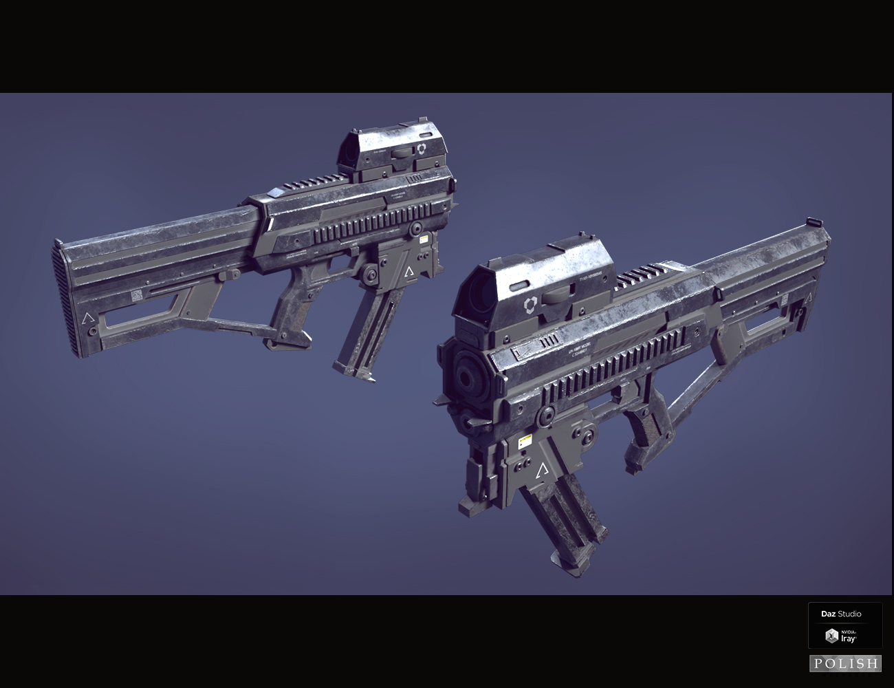 Cyborg Weapon Collection | Daz 3D