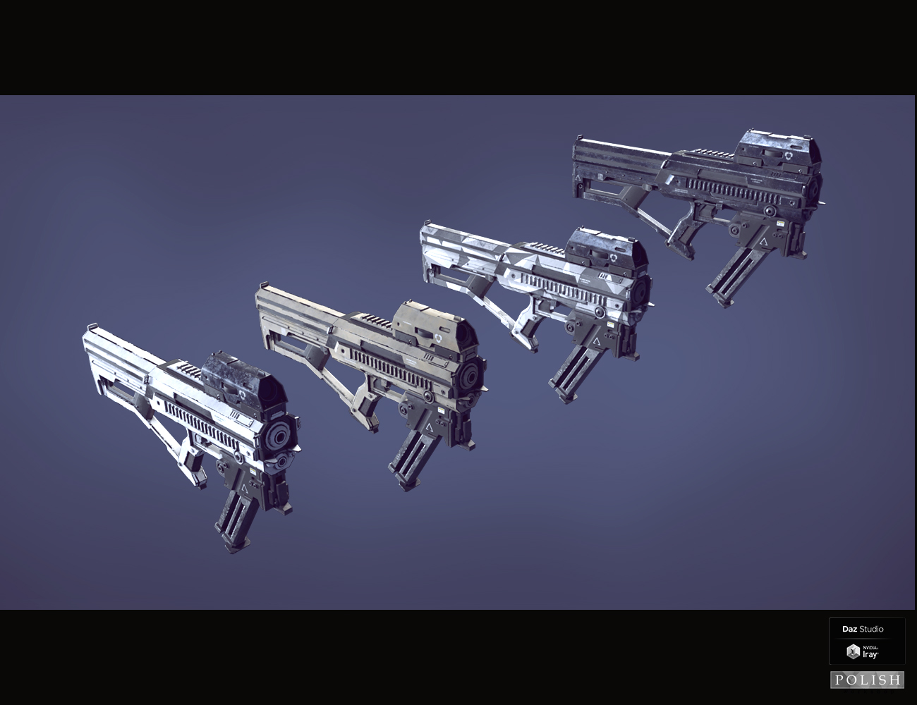 Cyborg Weapon Collection | Daz 3D