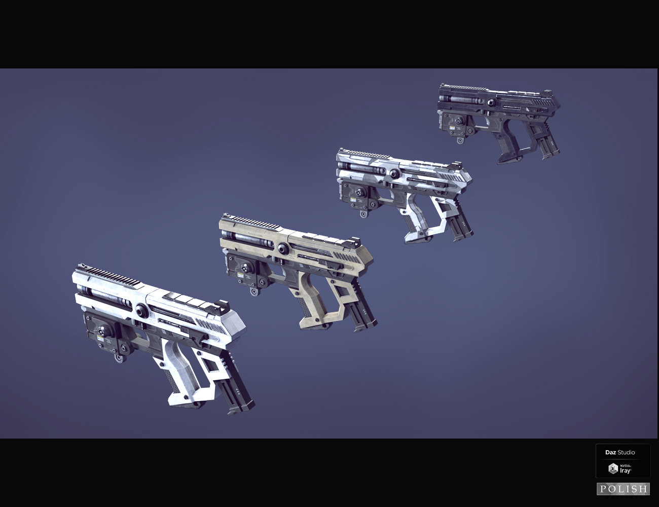 Cyborg Weapon Collection | Daz 3D