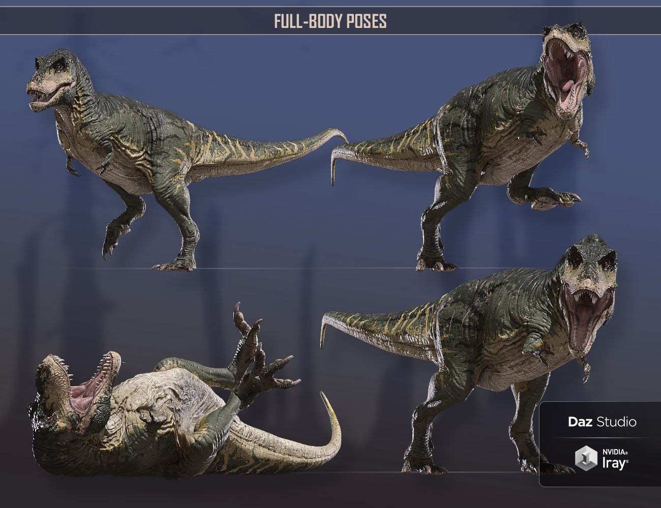 Tyrannosaurus Rex 3 Expansion | Daz 3D