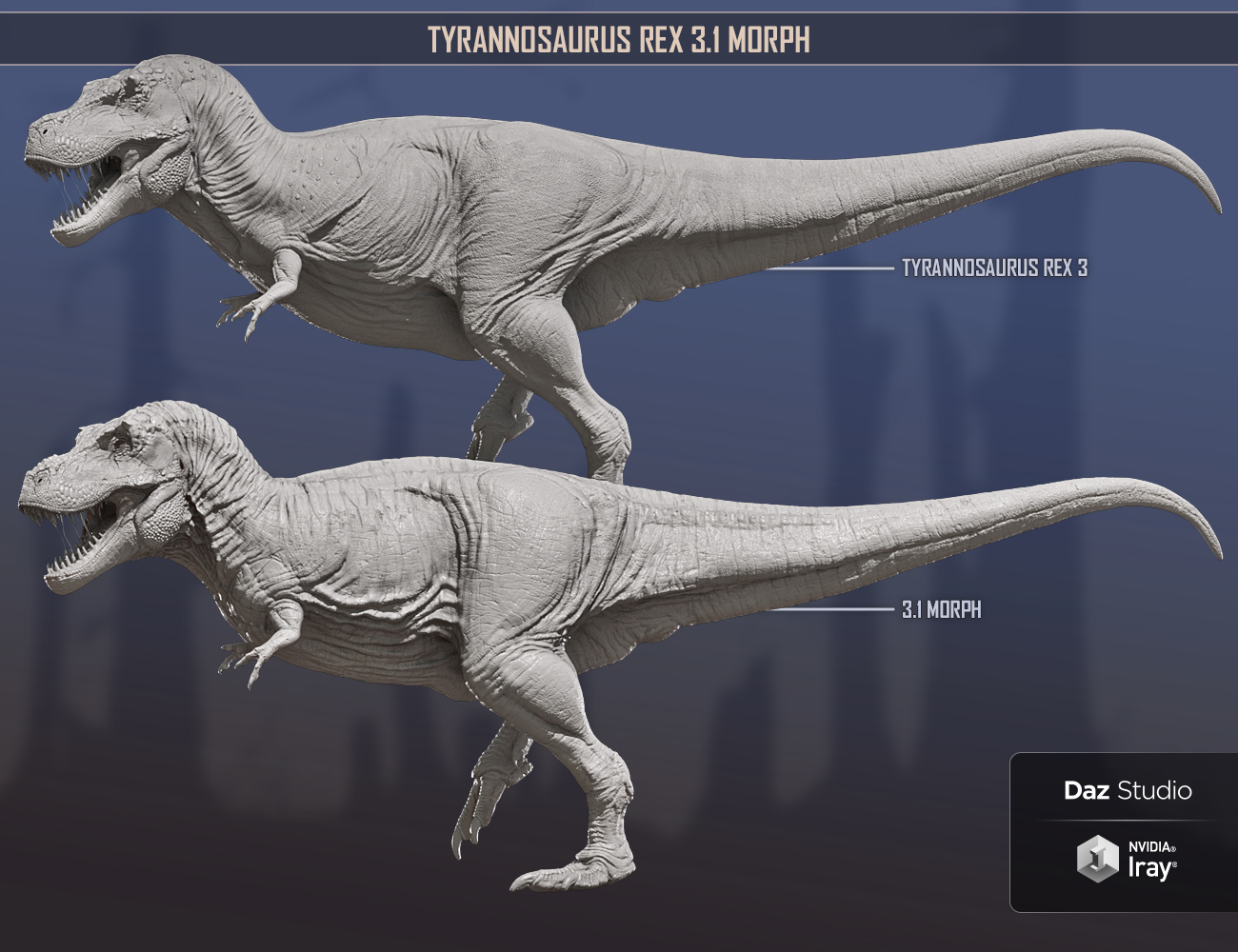 Tyrannosaurus Rex 3 Expansion | Daz 3D