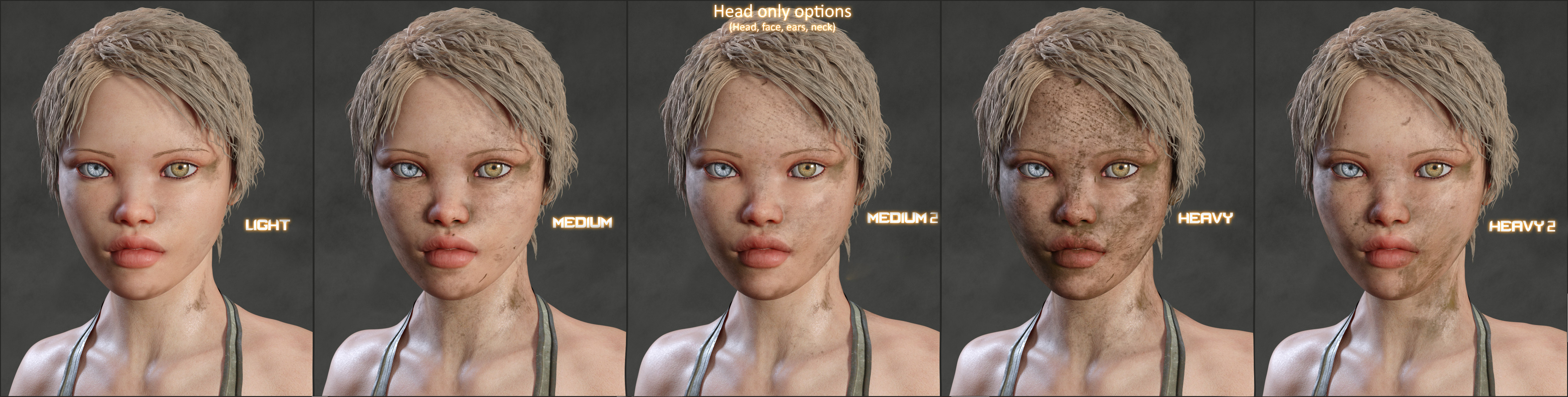 Skin Effects: Dirt for Genesis 3 and 8 Female(s) | Daz 3D