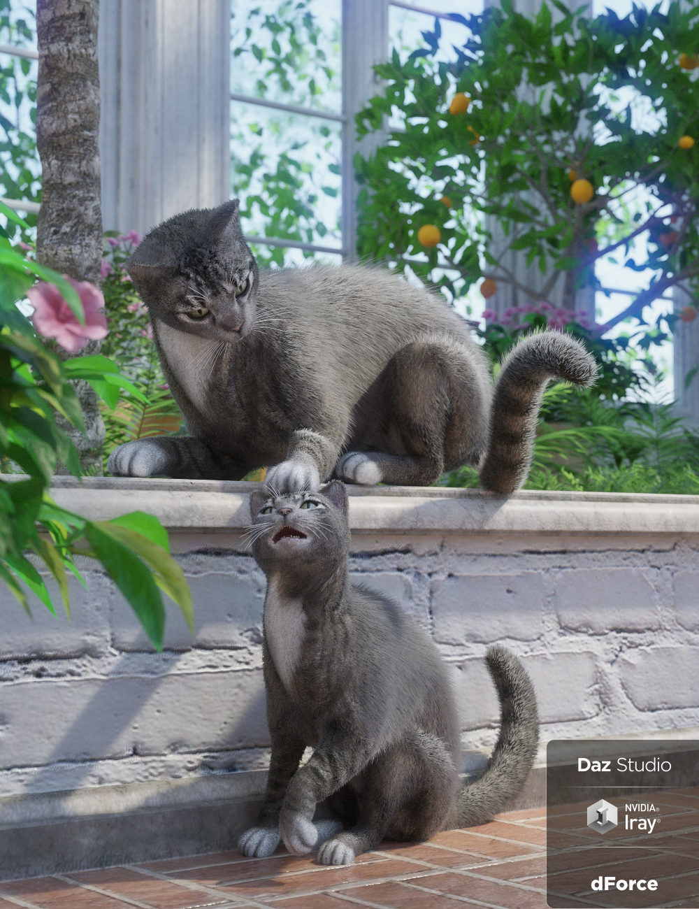 Daz House Cat with dForce Hair | Daz 3D