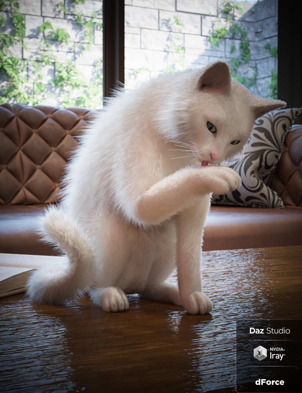 Daz House Cat with dForce Hair | Daz 3D