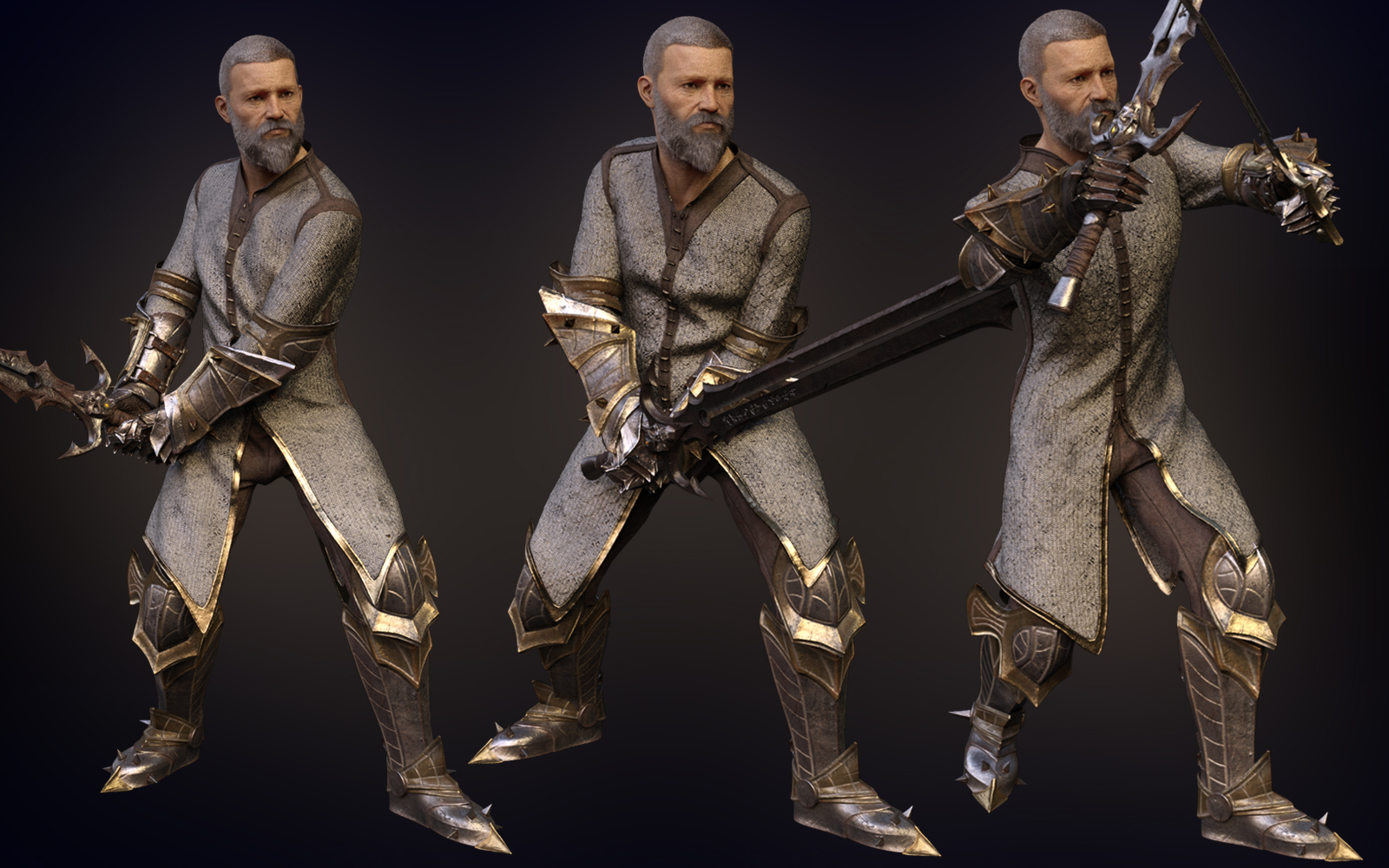 Dark Guard Poses for Genesis 8 Male | Daz 3D