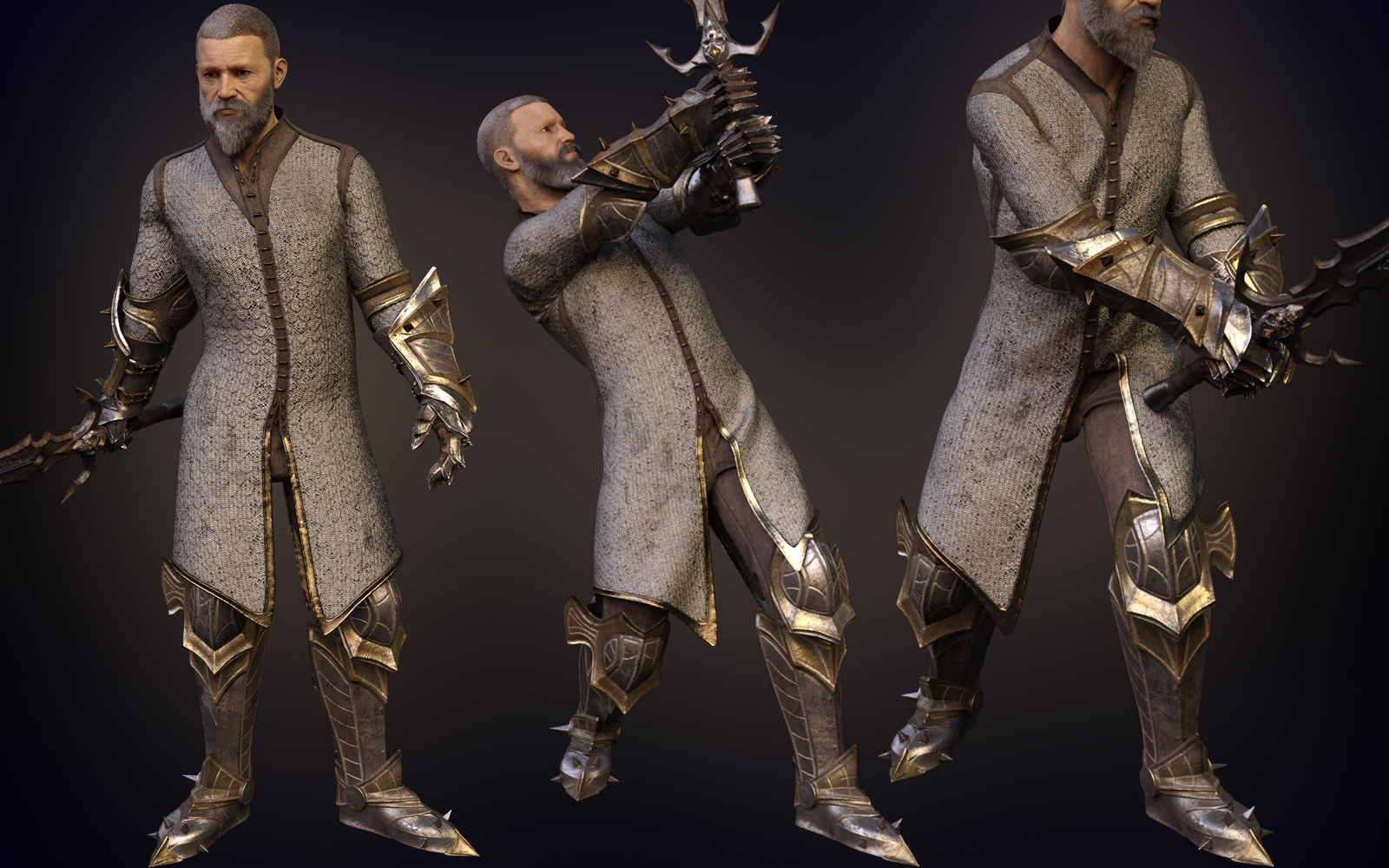 Dark Guard Poses for Genesis 8 Male | Daz 3D