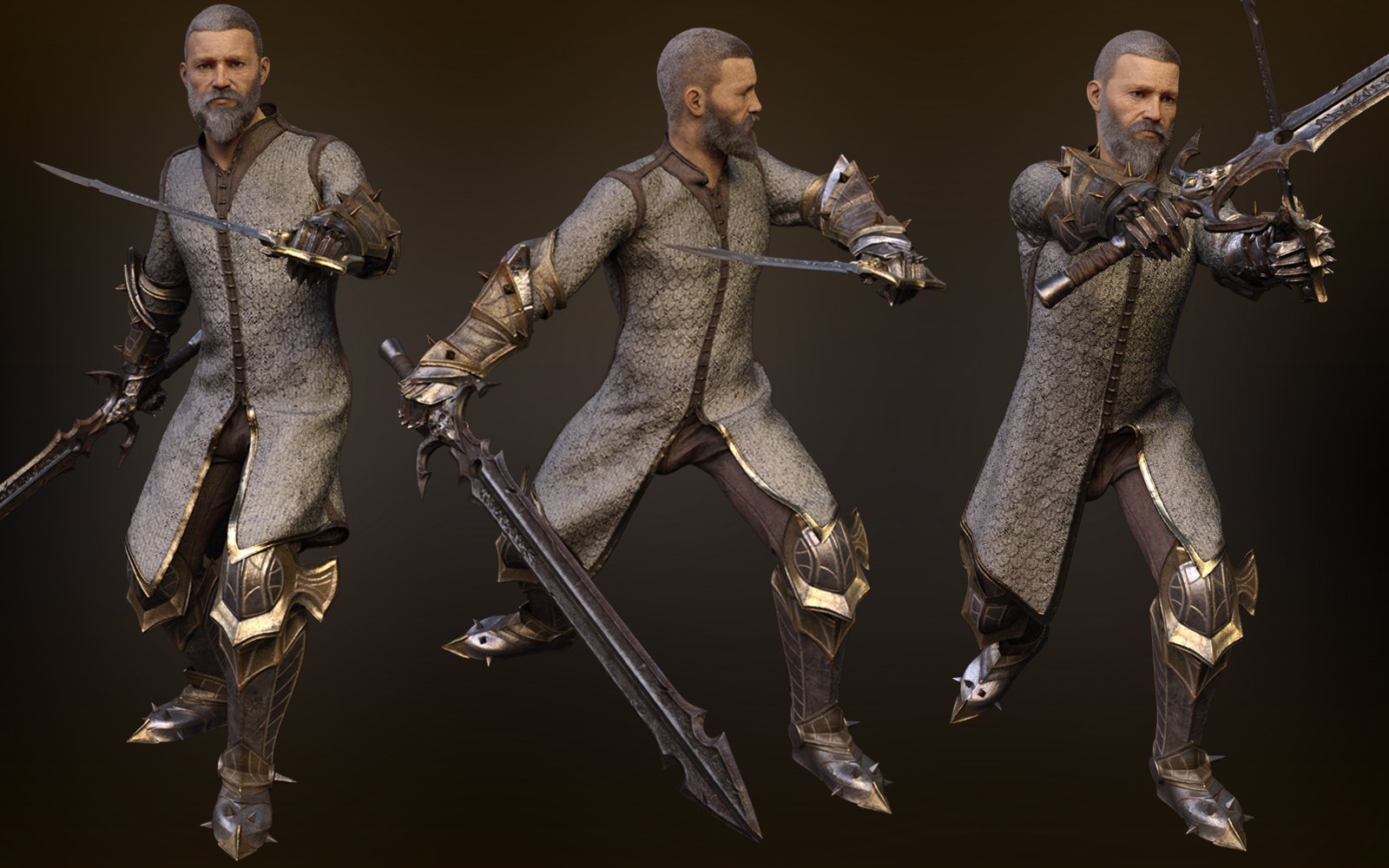 Dark Guard Poses for Genesis 8 Male | Daz 3D