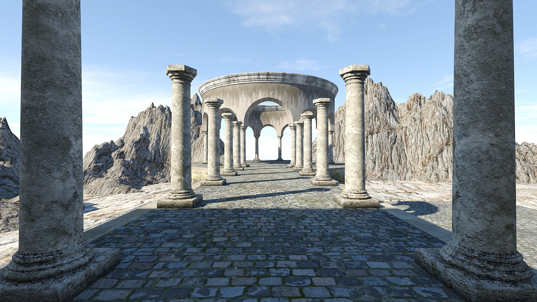 Renaissance Plaza - Medieval Texture | Daz 3D