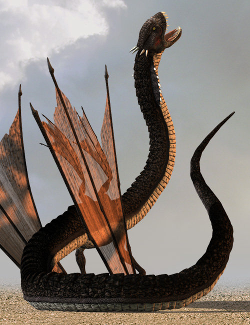 Snake Dragon | Daz 3D