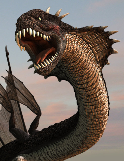 Snake Dragon | Daz 3D