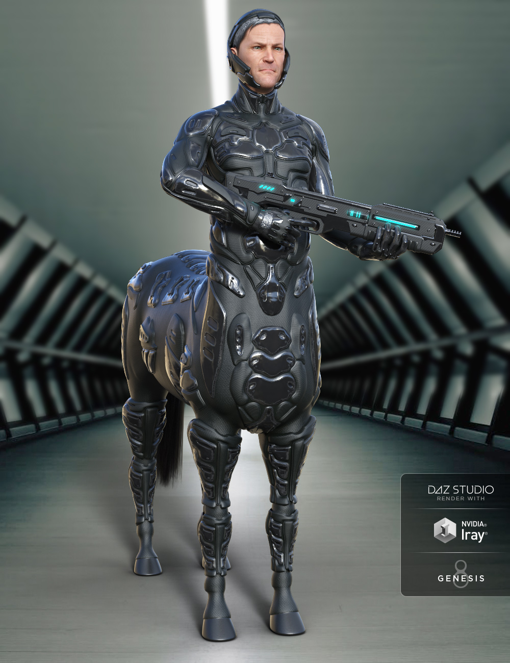 Solar Wardens for Genesis 8 Male Centaur | Daz 3D
