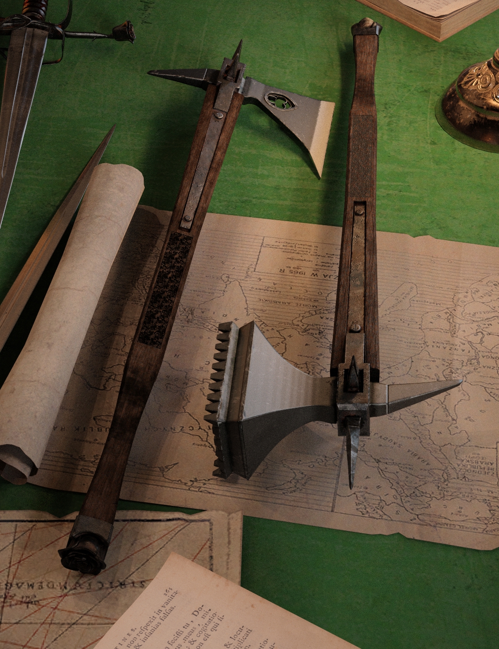 Darque Rose Weapons Collection | Daz 3D