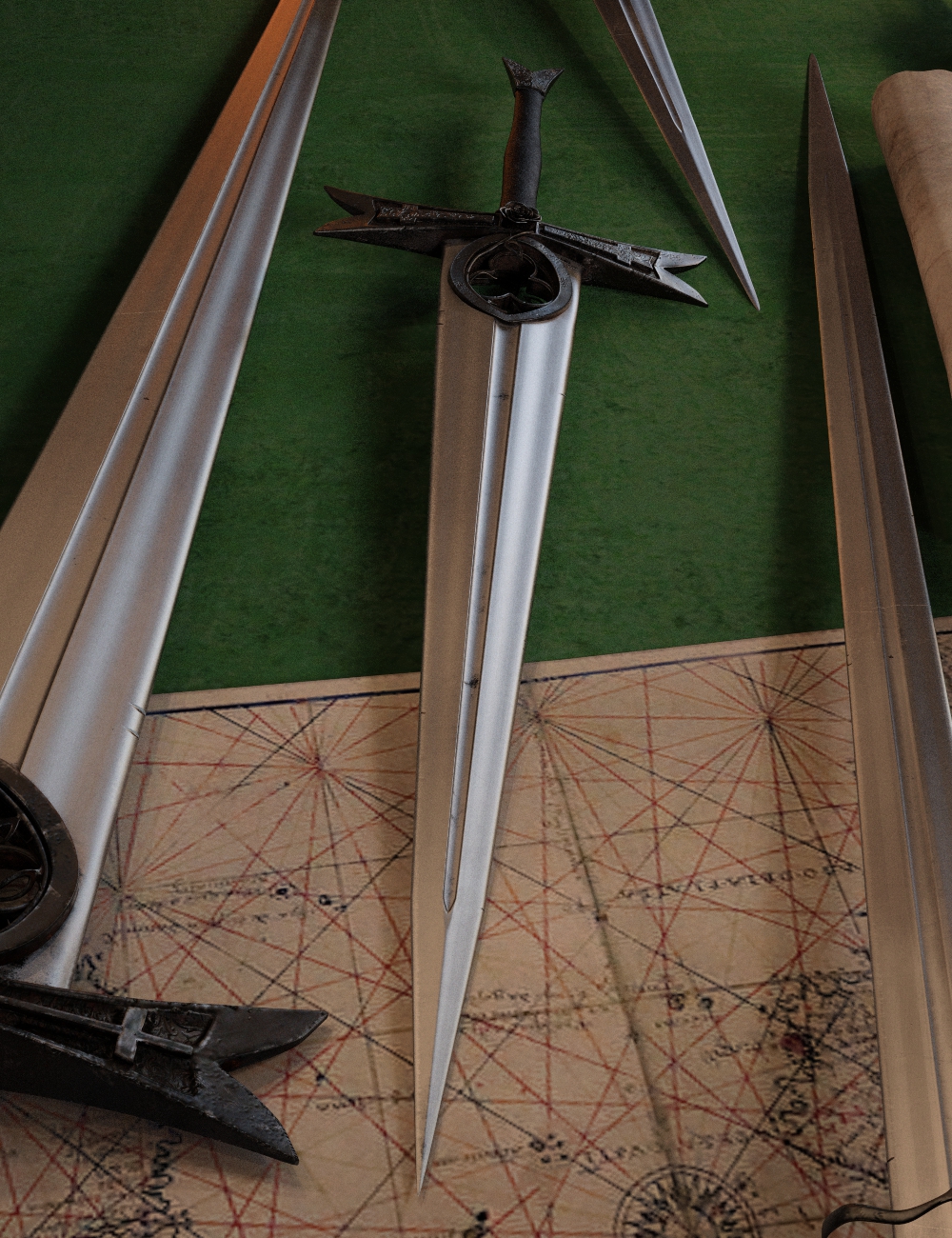 Darque Rose Weapons Collection | Daz 3D