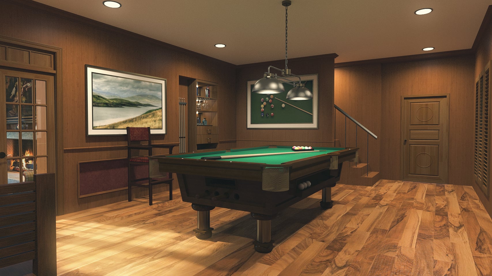 Billiard Room | Daz 3D
