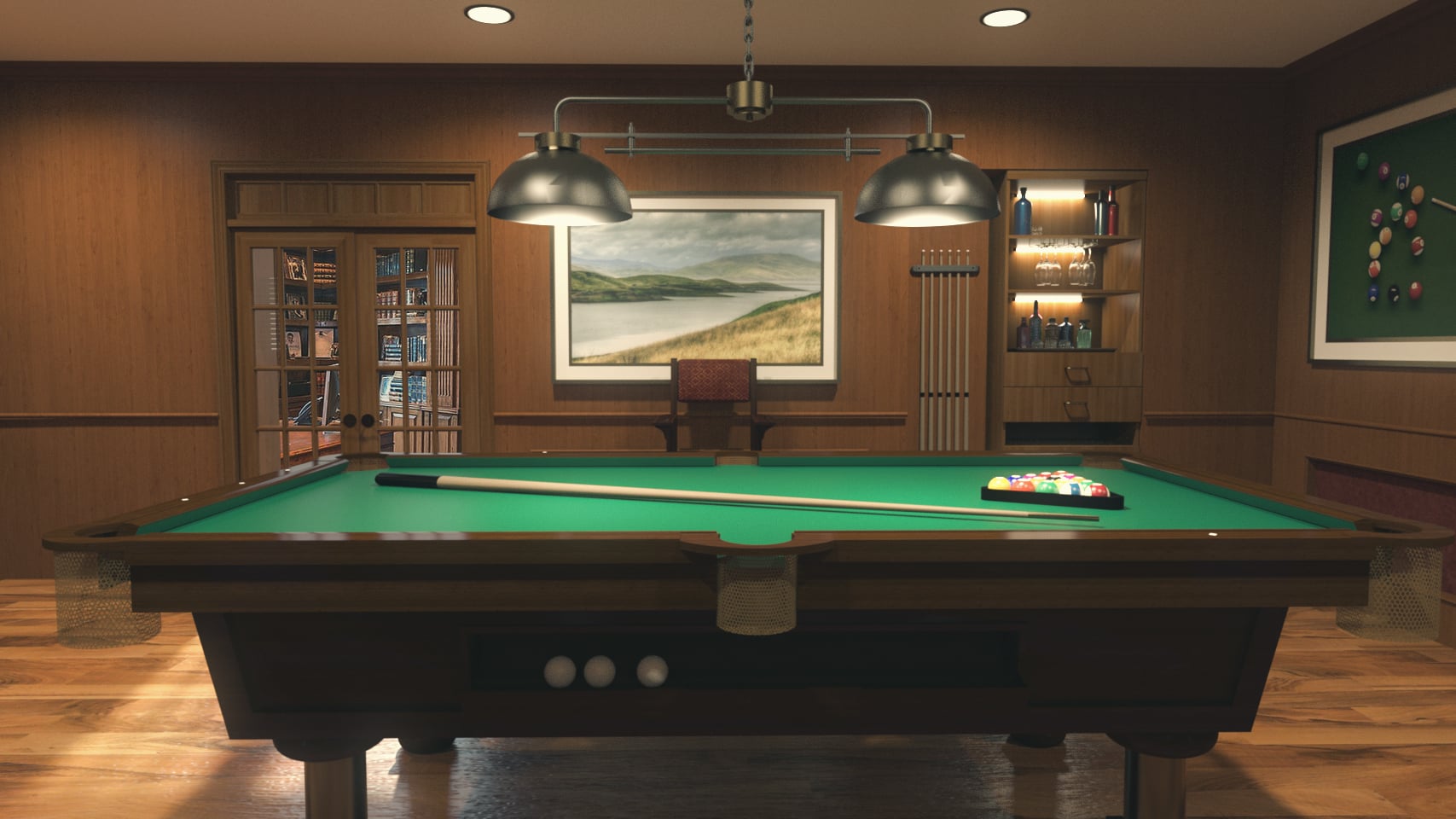 Billiard Room | Daz 3D