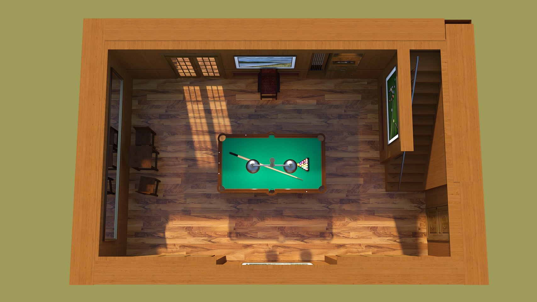 Billiard Room | Daz 3D