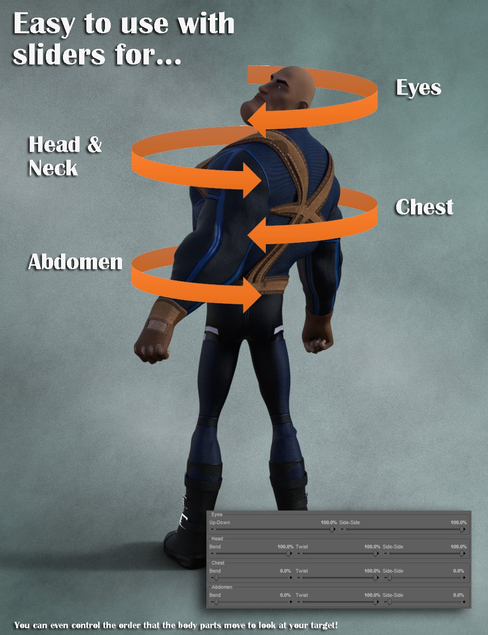 Look At Me II Pose Control | Daz 3D