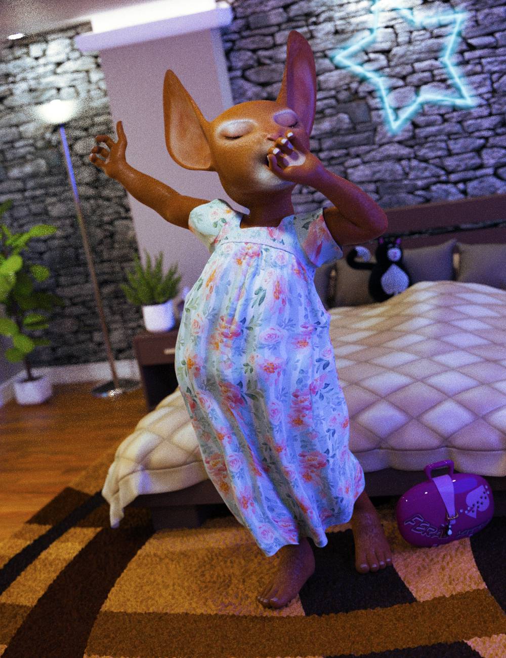 Rascal Rabbit Poses for Genesis 8 Female | Daz 3D
