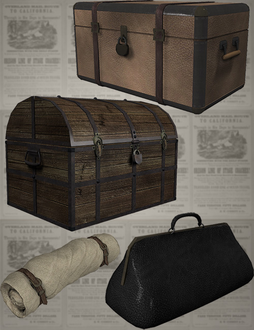 Western Bric-A-Brac | Daz 3D