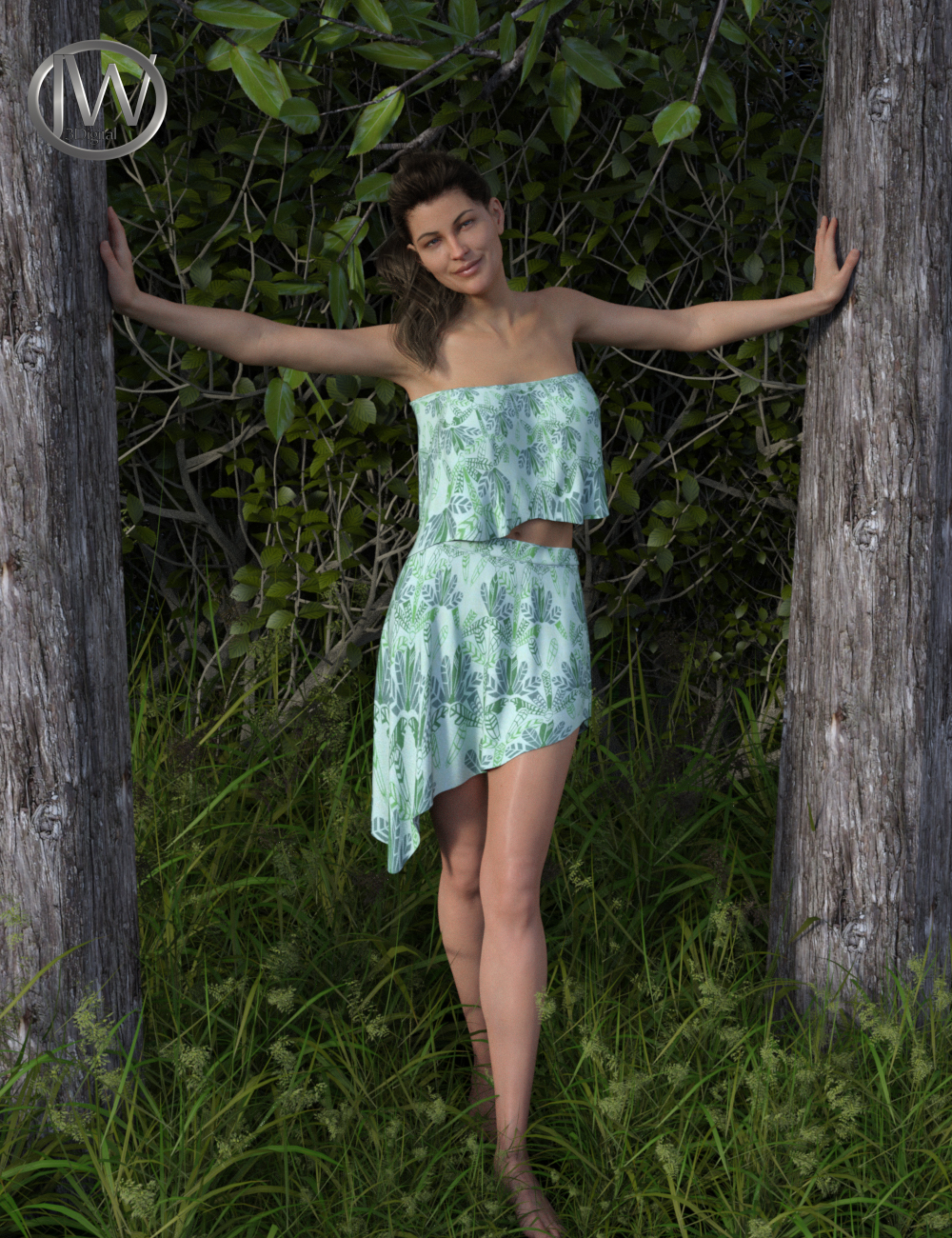 dForce JW Clothes Pack for Genesis 8 Female(s) | Daz 3D