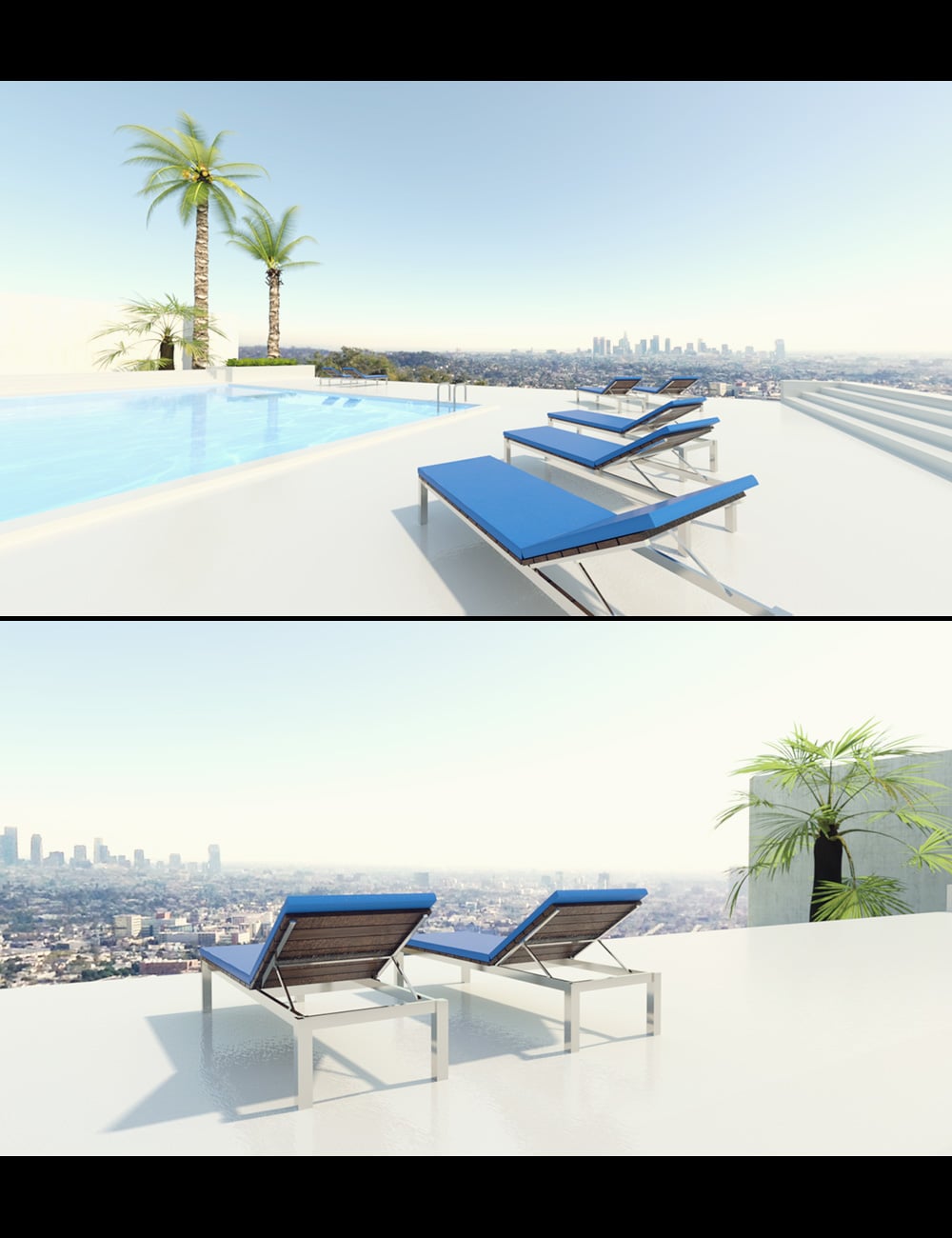 LA Pool and HDRI | Daz 3D
