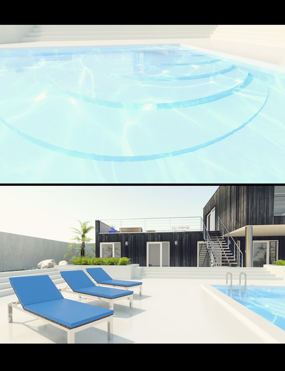 LA Pool and HDRI | Daz 3D