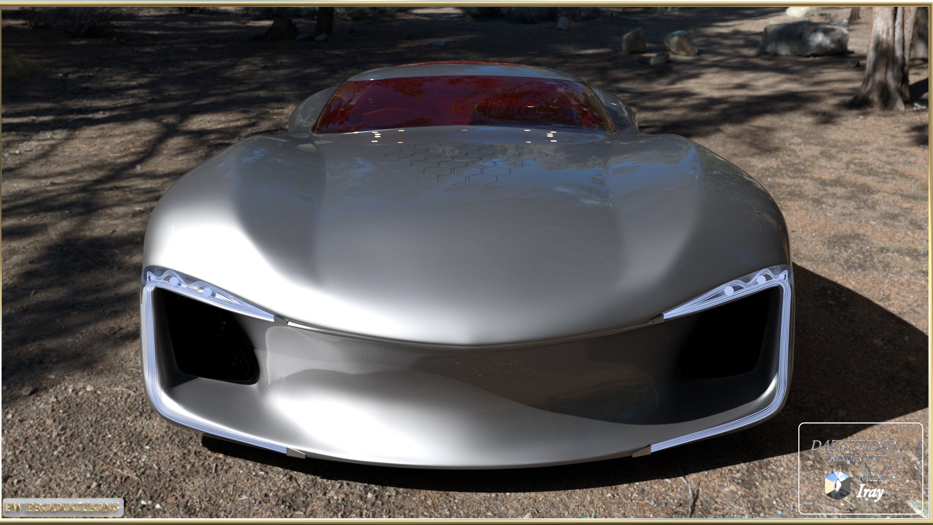 PW Super Car Iray | Daz 3D