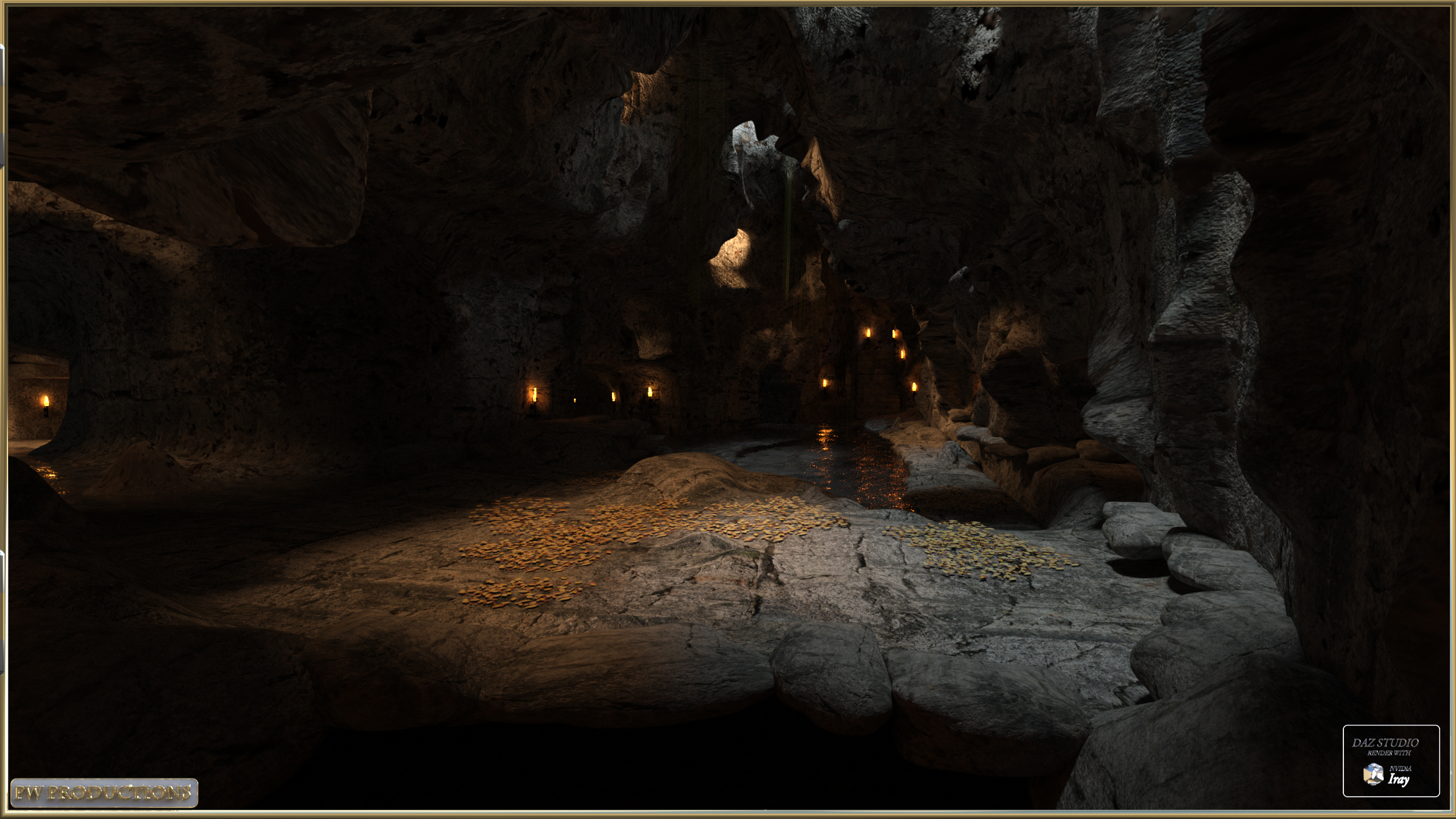 PW Caves of Cave Island | Daz 3D