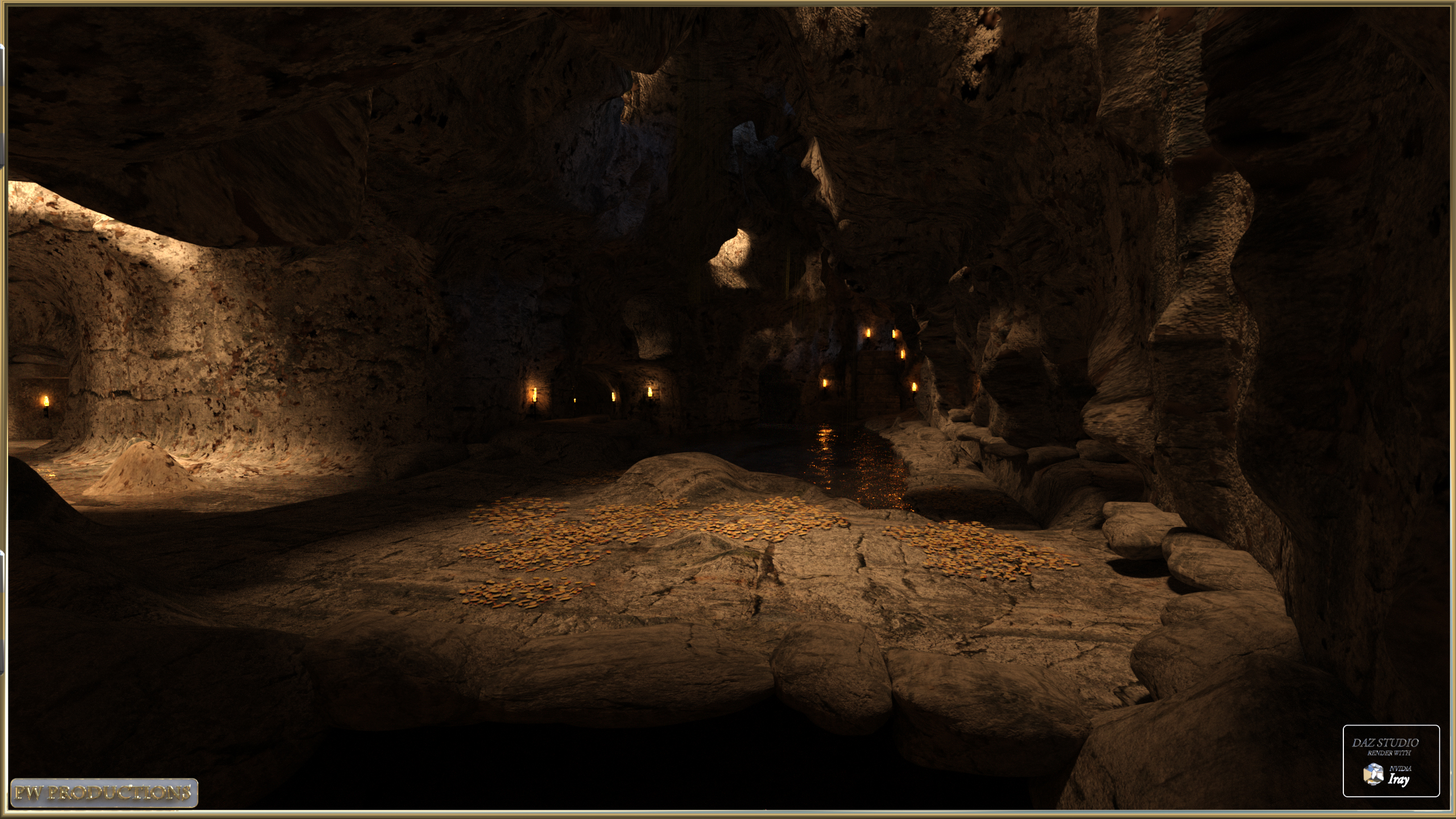 PW Caves of Cave Island | Daz 3D