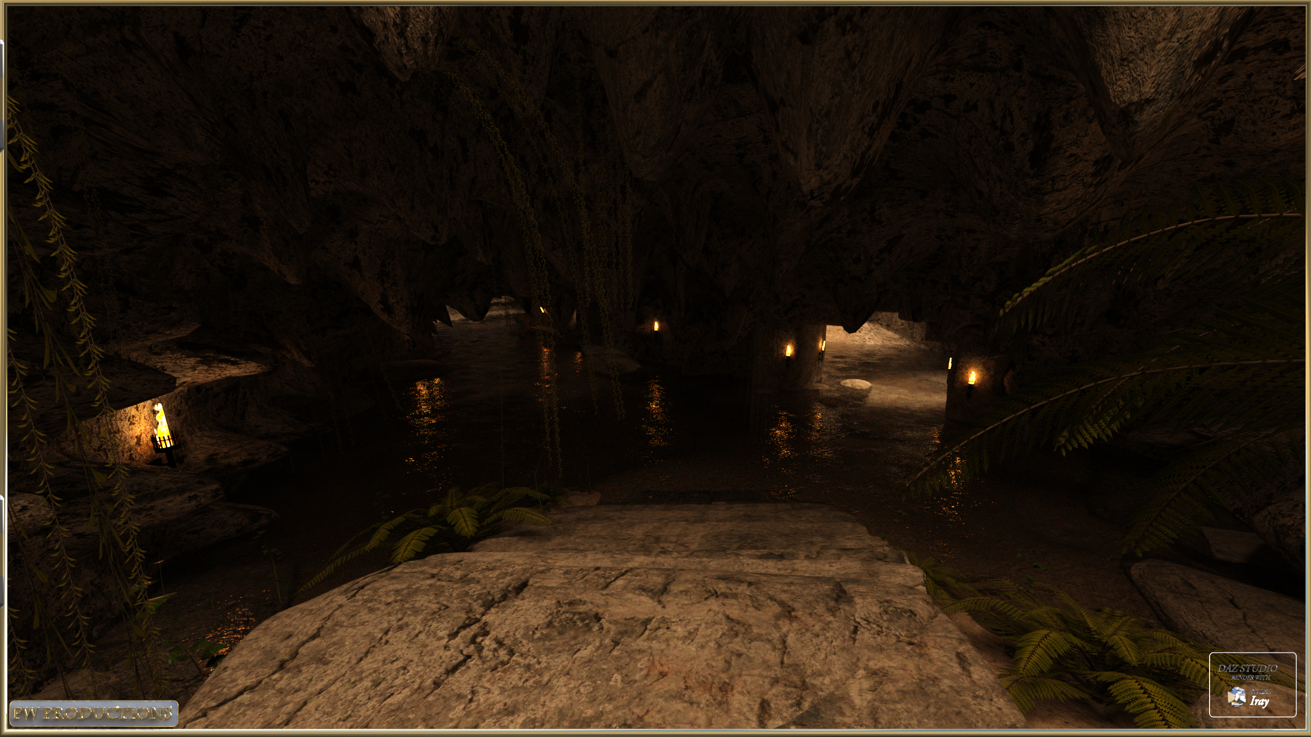 PW Caves of Cave Island | Daz 3D