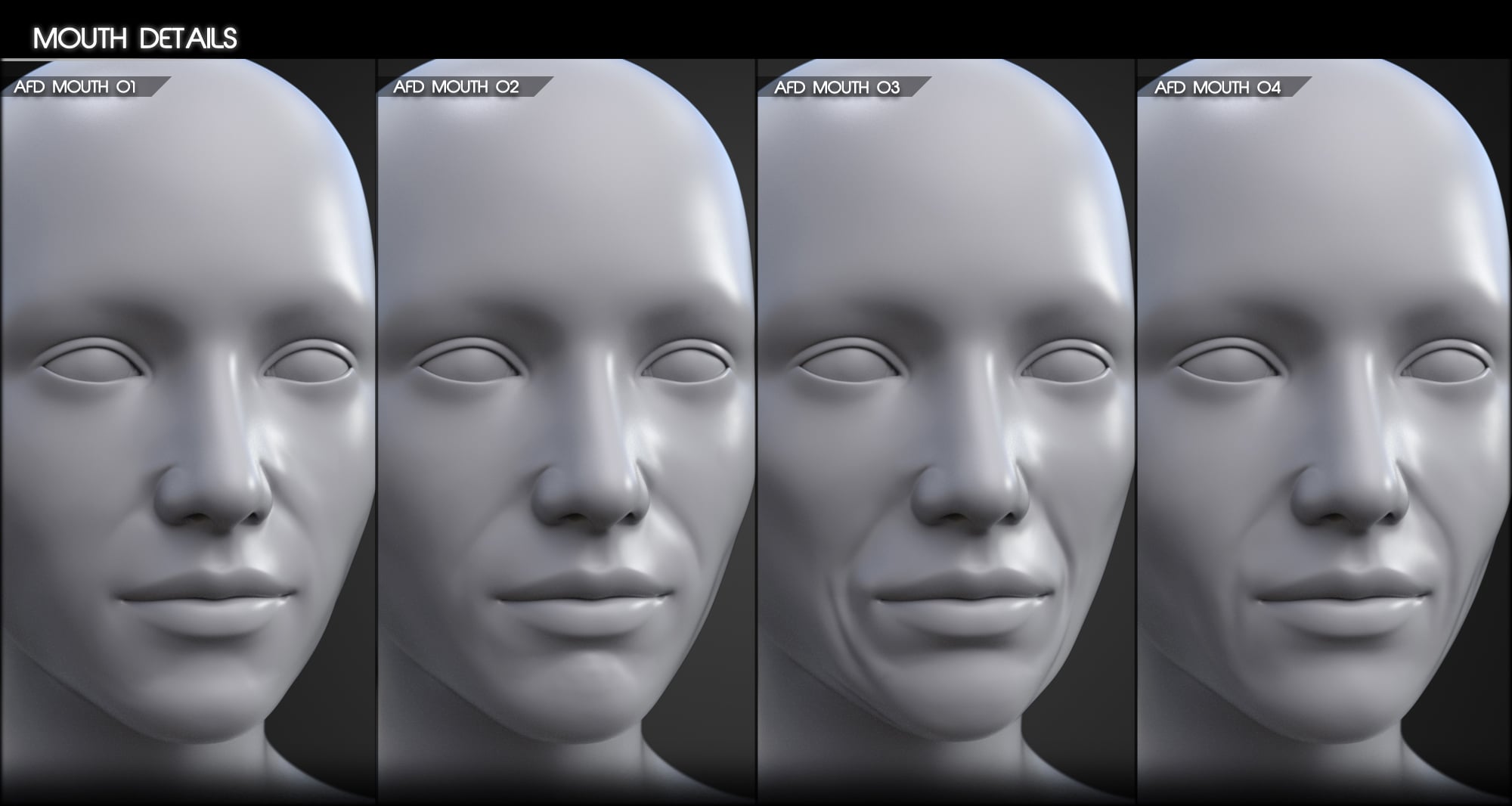 Aging Face Details HD for Genesis 3 and 8 Female(s) | Daz 3D