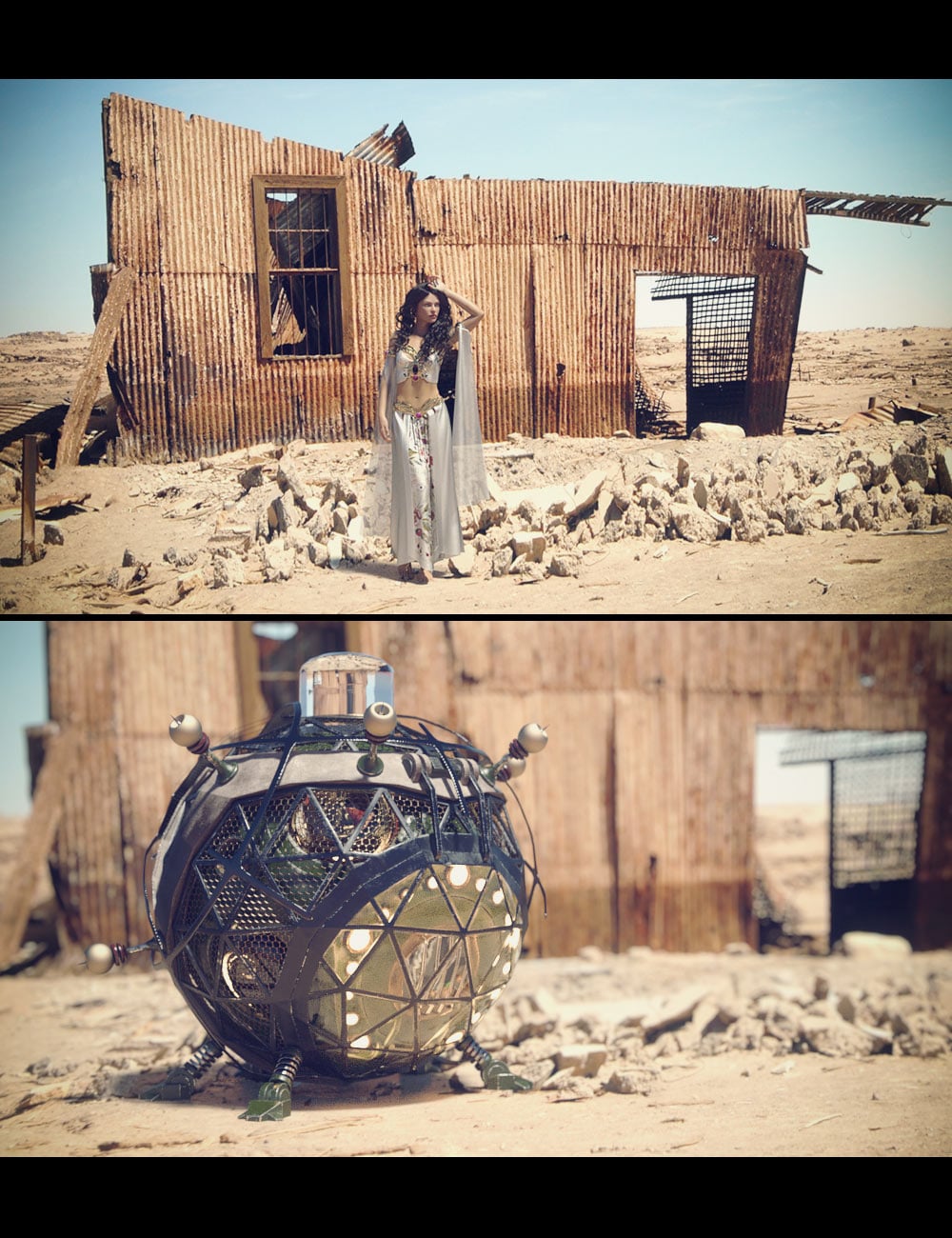 3D Photo Scenes - Weird Places | Daz 3D