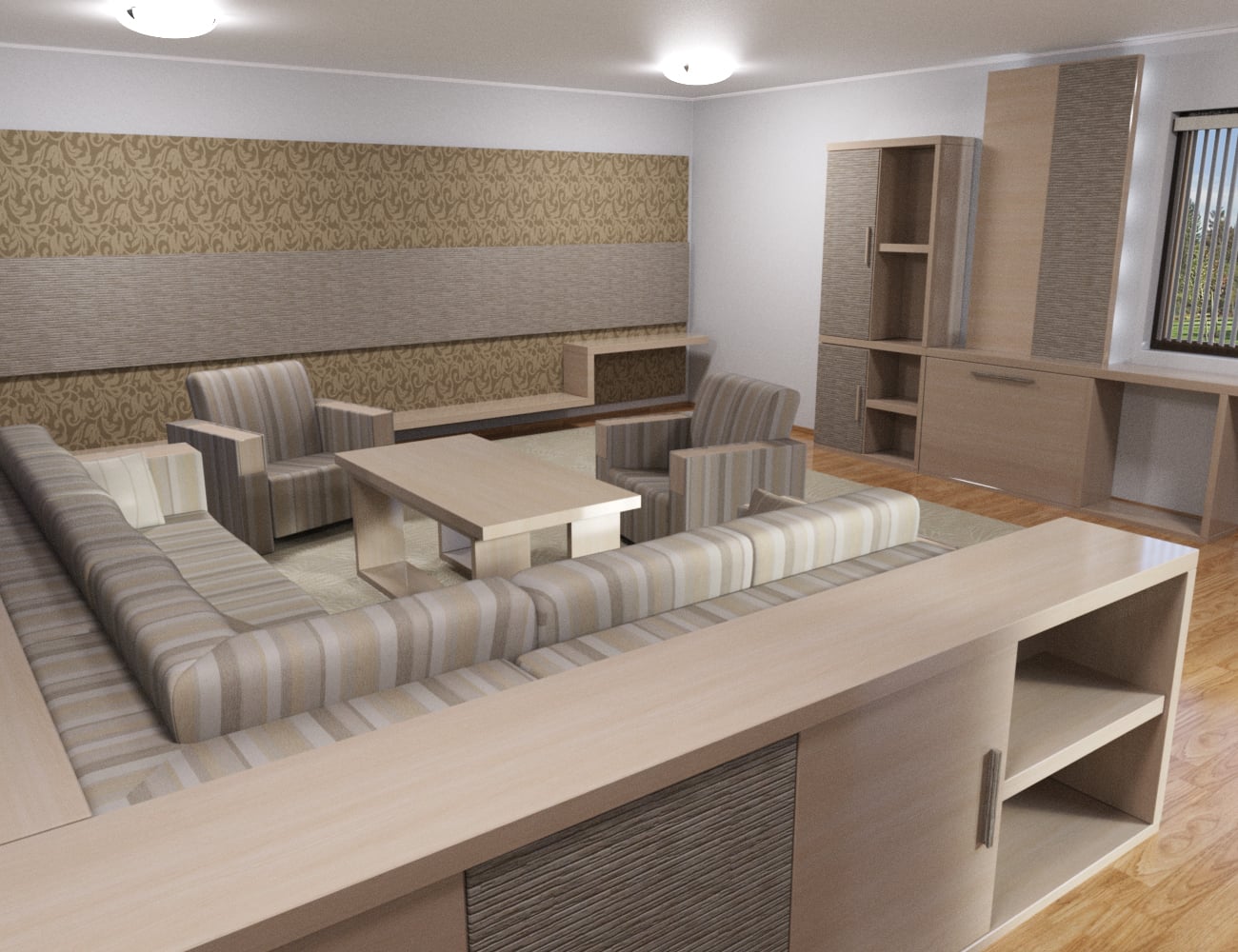 Modern House 2 Props Floor 2 | Daz 3D