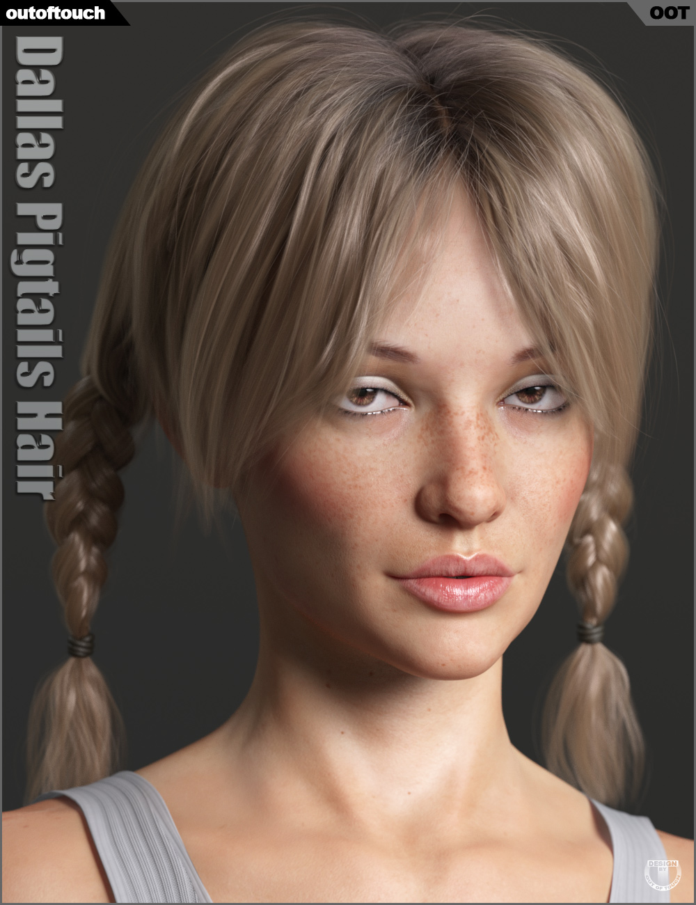 Dallas Clothing, Character and Hair Bundle | Daz 3D