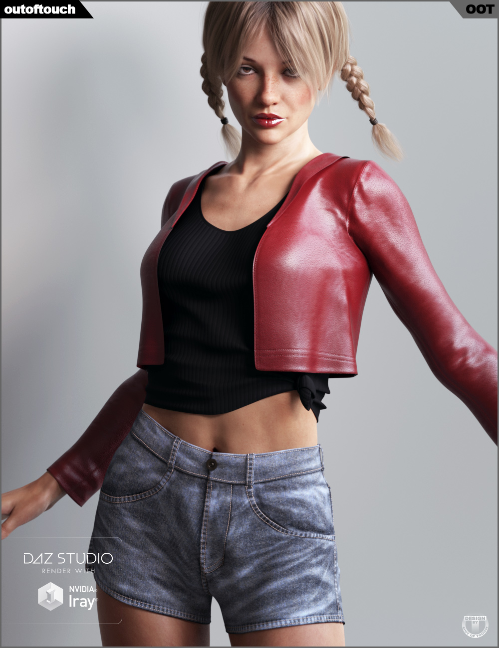 Dallas Clothing, Character and Hair Bundle | Daz 3D
