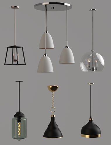 Hanging Lights | Daz 3D