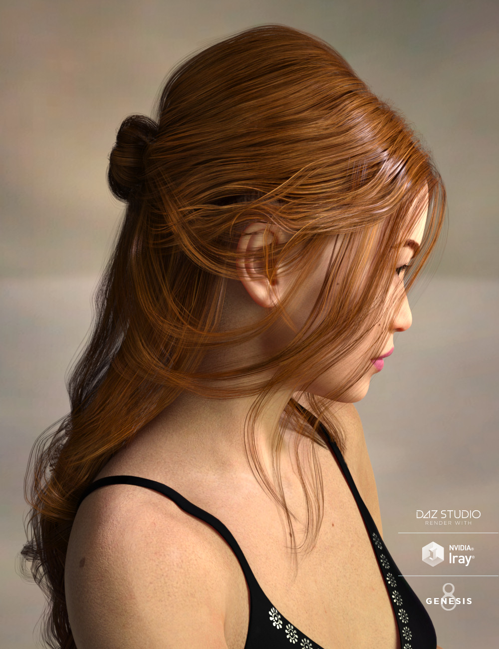 Arion Braid for Genesis 3 and Genesis 8 Female(s) | Daz 3D