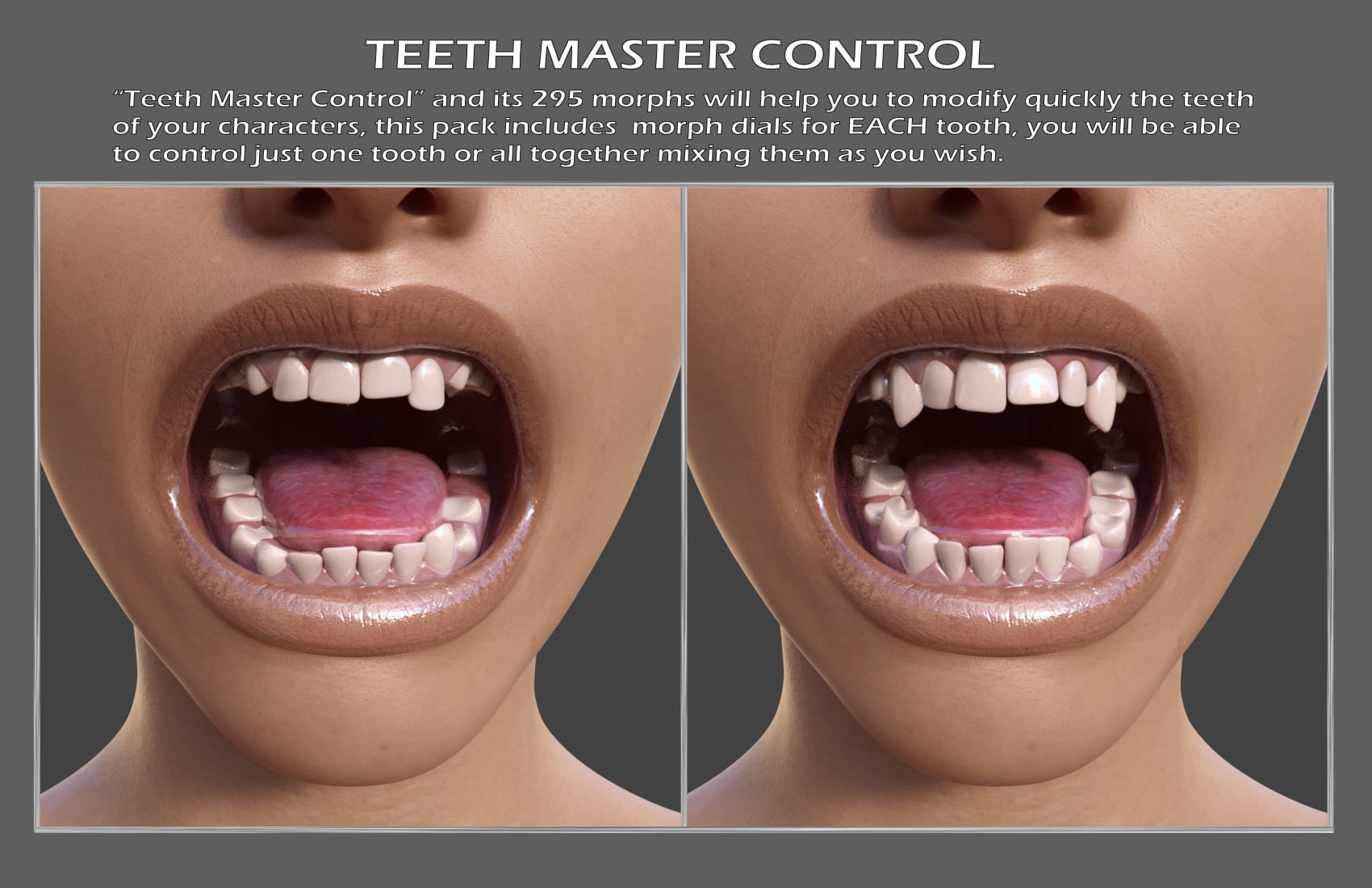 Teeth Master Control for Genesis 8 Female | Daz 3D