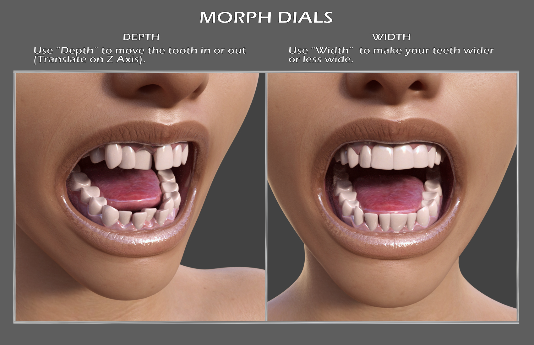 Teeth Master Control for Genesis 8 Female | Daz 3D