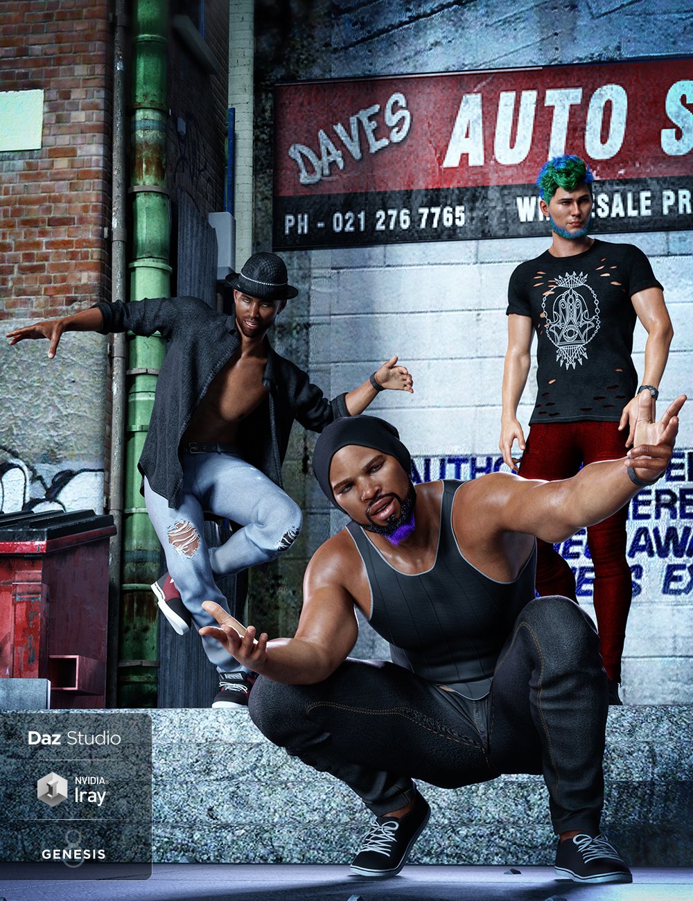 Silas 8 Pro Bundle | Daz 3D