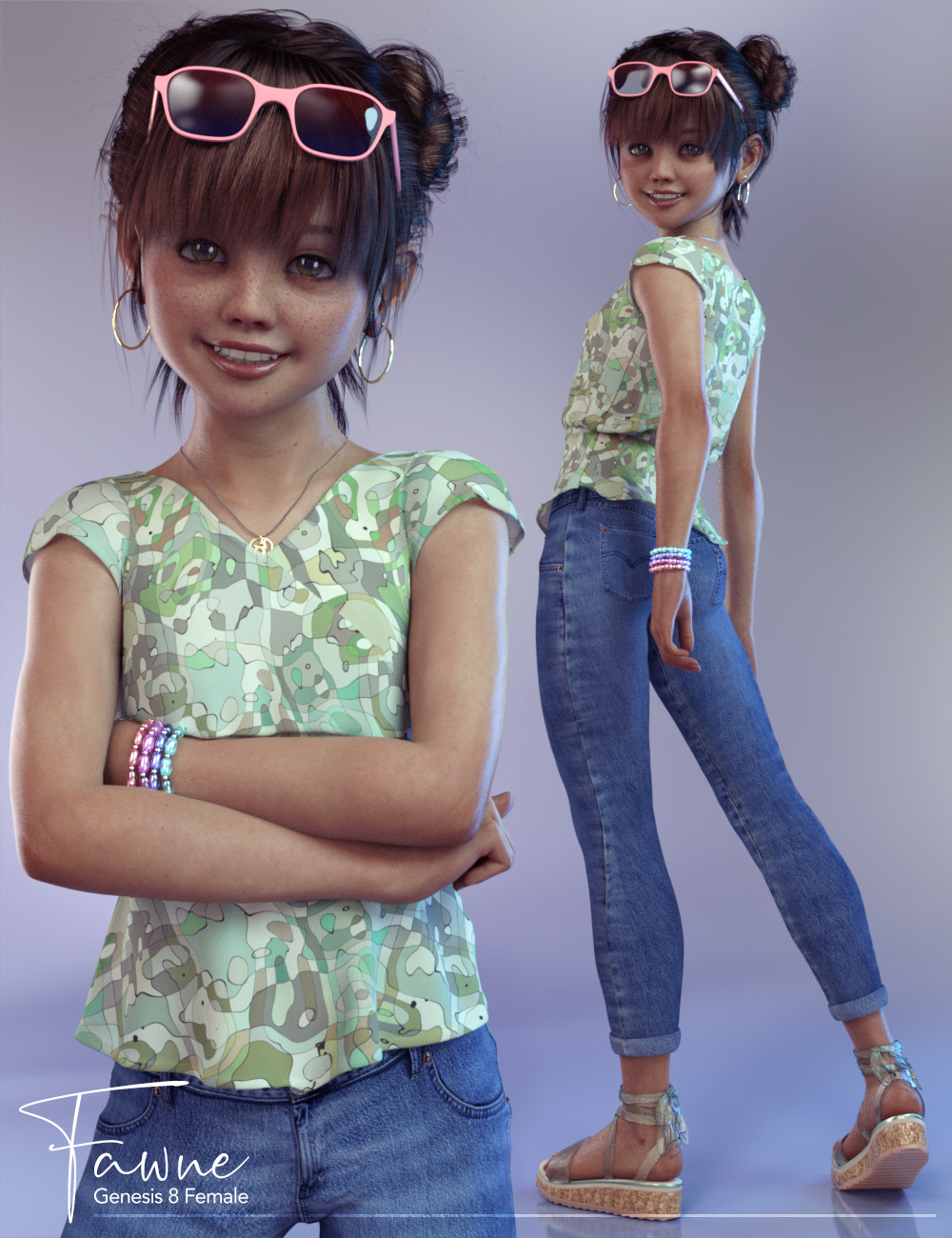 Fawne Bundle for Genesis 8 Female(s) | Daz 3D