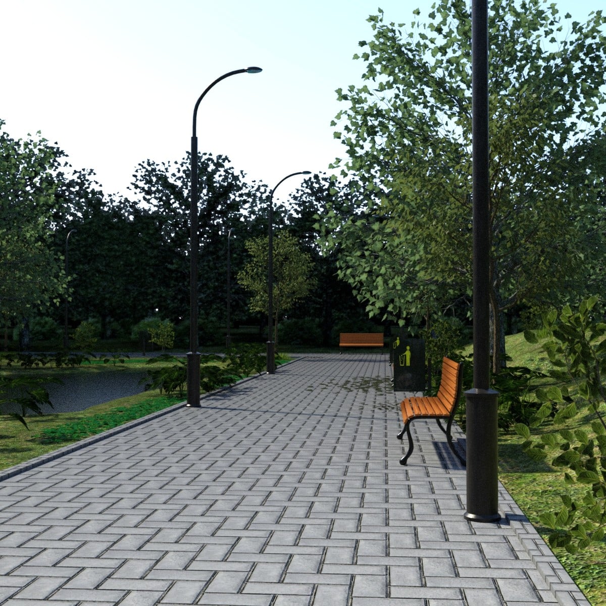 The Park Way | Daz 3D