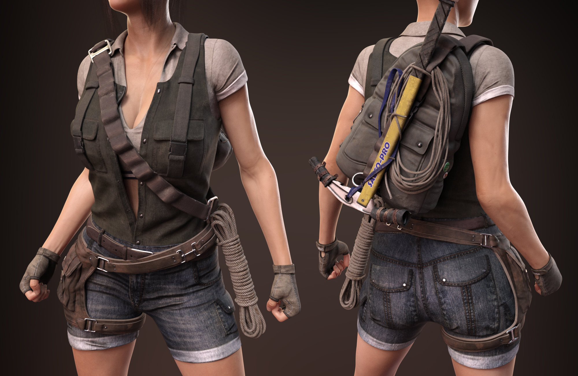 Adventure Outfit for Genesis 8 Female(s) | Daz 3D