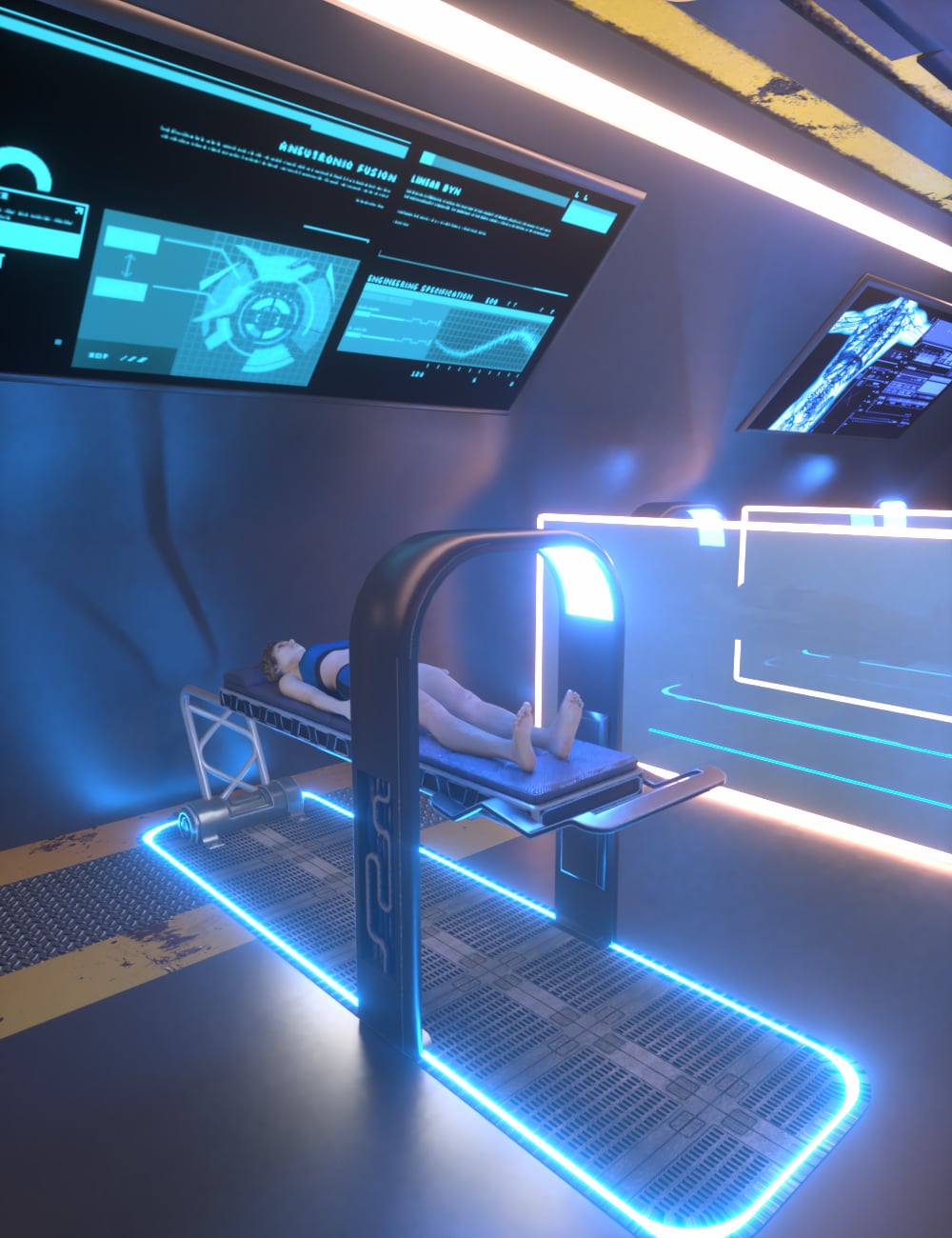 Sci-Fi Starship Medbay Volume 2 | Daz 3D