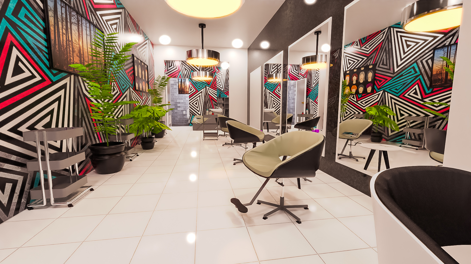 Small Type Salon | Daz 3D